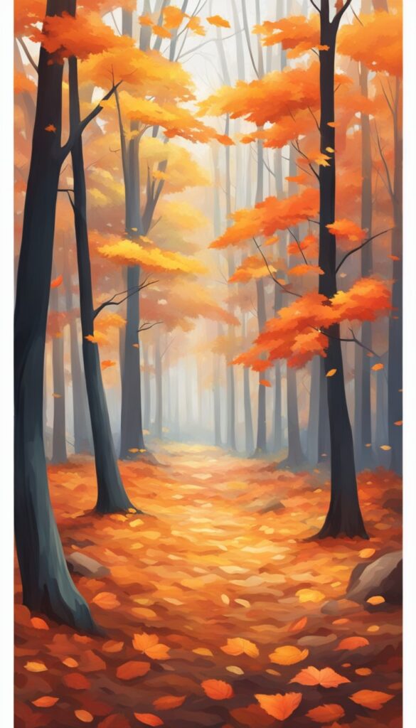 50+ Fall Foliage Backgrounds, Phone Wallpapers, Patterns, Illustrations ...