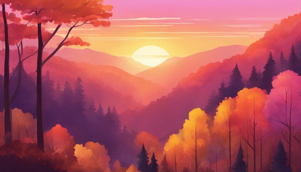 70+ Autumn Illustration Backgrounds (Free Download) - Trails and Freedom