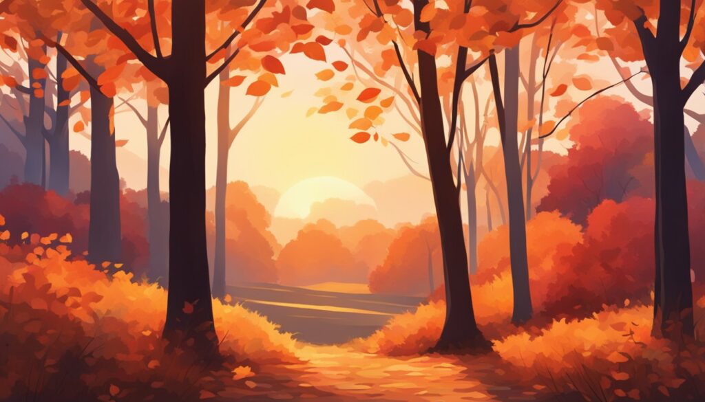 70+ Autumn Illustration Backgrounds (Free Download) - Trails and Freedom