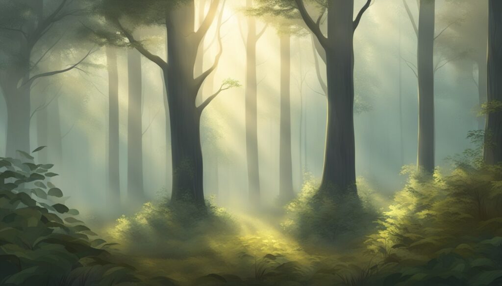 60+ Misty Forest Illustration Backgrounds (Free Download) - Trails and ...