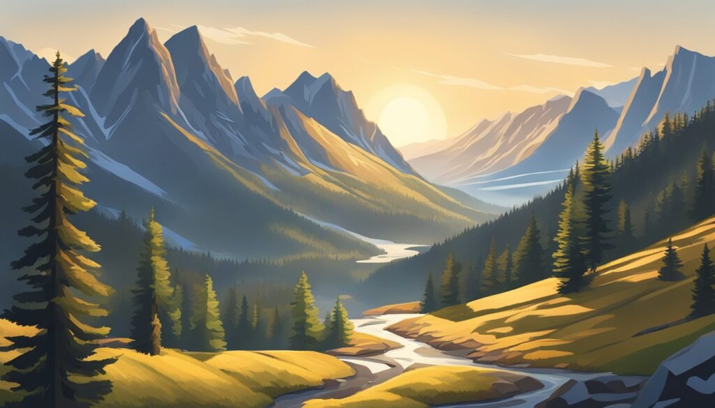 60+ Mountain Illustration Backgrounds (Free Download) - Trails and Freedom