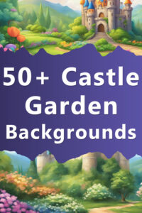 50+ Castle Garden Background Illustrations (Free Download) - Trails and ...