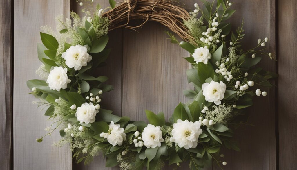 50+ Wedding Wreath Ideas, Backgrounds, Illustrations (Free Download ...
