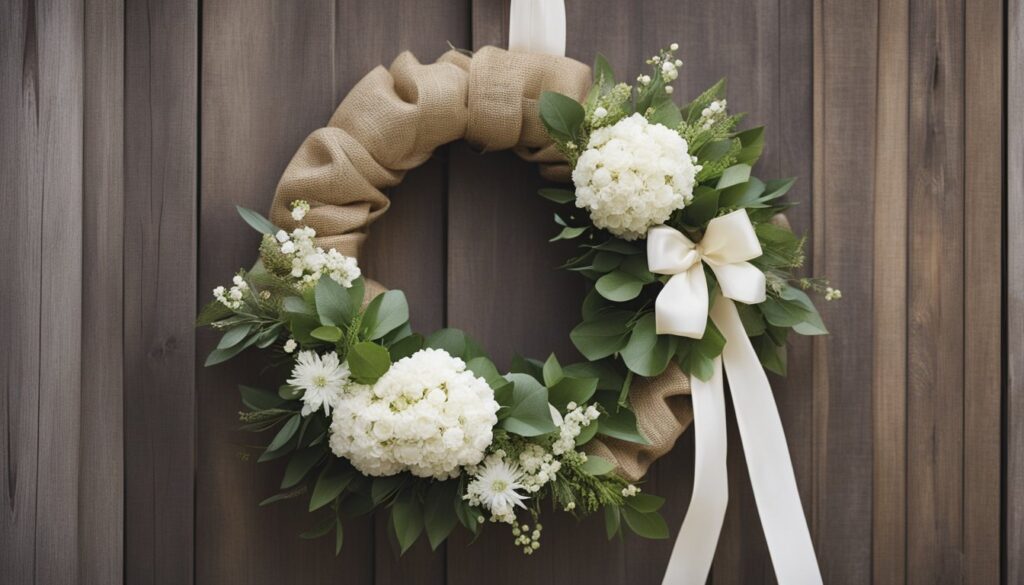50+ Wedding Wreath Ideas, Backgrounds, Illustrations (Free Download ...