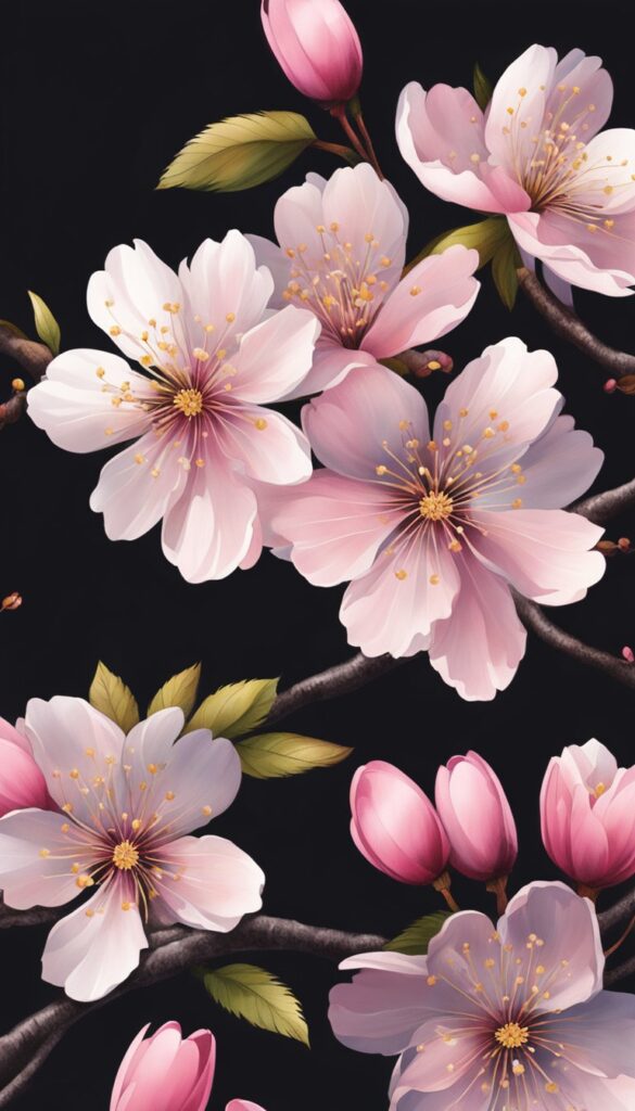 70+ Cherry Blossom Pattern Background Illustrations (Free Download ...