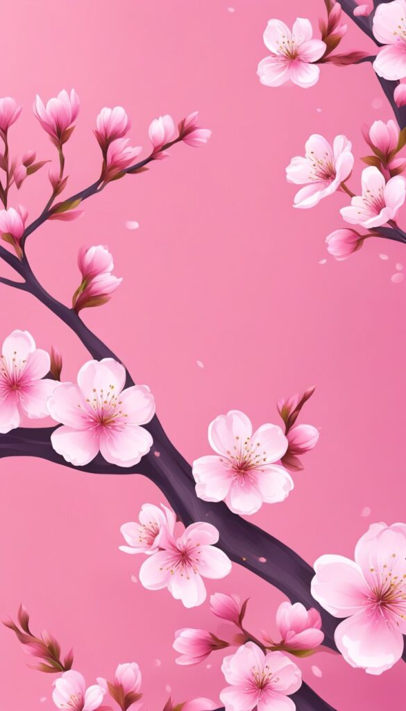 70+ Cherry Blossom Pattern Background Illustrations (Free Download ...