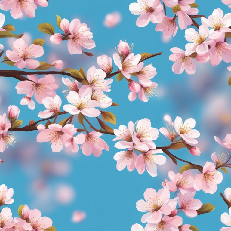 70+ Cherry Blossom Pattern Background Illustrations (Free Download ...