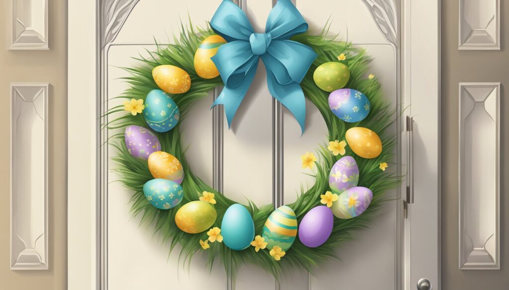 80+ Easter Wreath Ideas, Illustrations, Backgrounds (Free Download ...