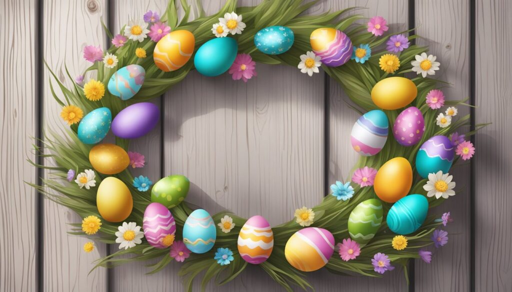 80+ Easter Wreath Ideas, Illustrations, Backgrounds (Free Download ...