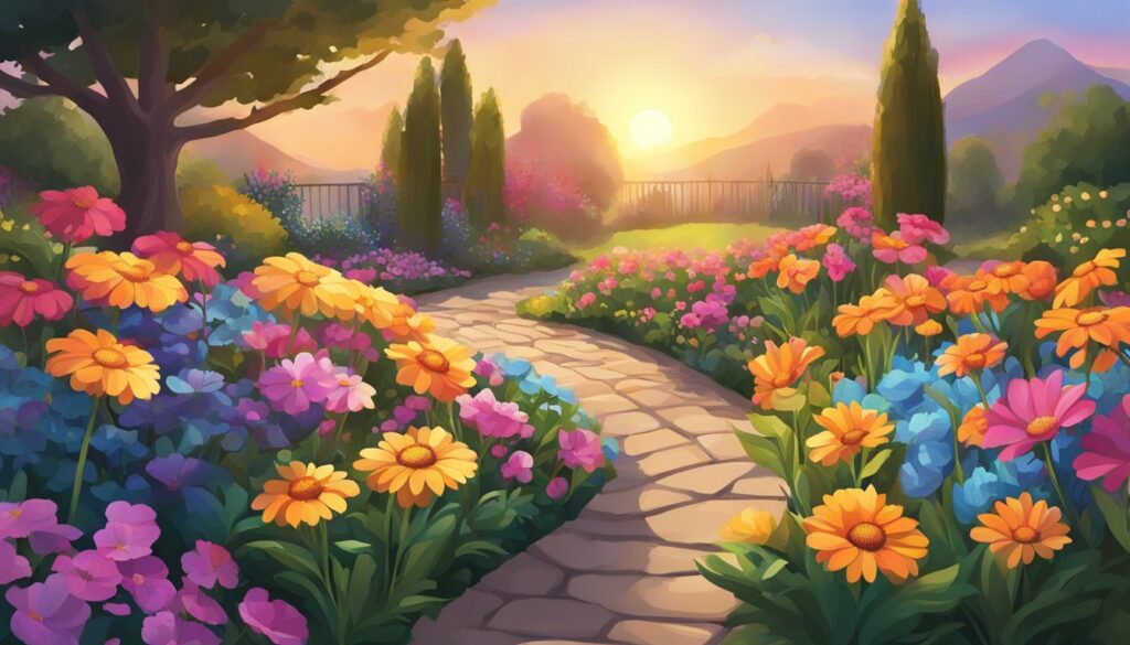 50+ Flower Garden Aesthetic Backgrounds, Ideas, Illustrations (Free ...