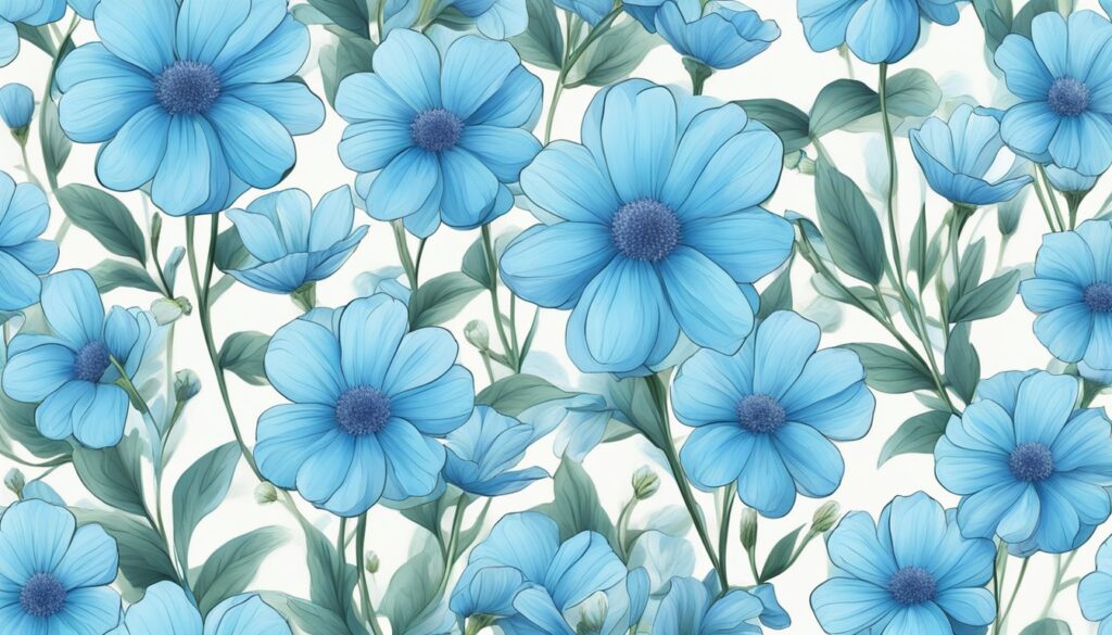 60+ Blue Flowers Illustration Backgrounds (Free Download) - Trails and ...