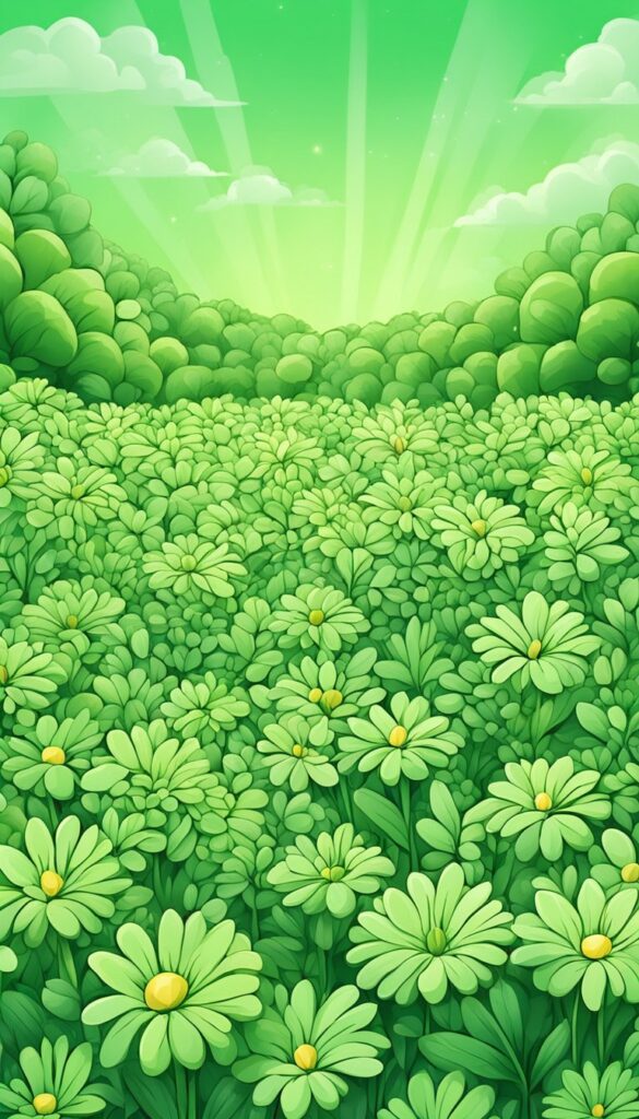 70+ Green Flowers Illustration Backgrounds (Free Download) - Trails and ...