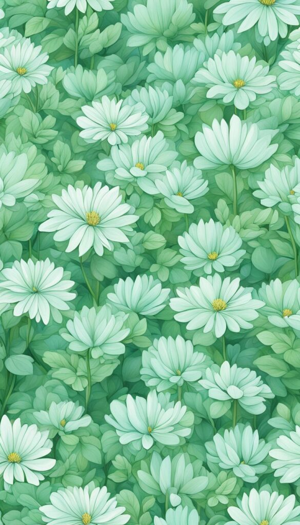 70+ Green Flowers Illustration Backgrounds (Free Download) - Trails and ...