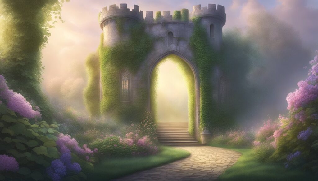 50+ Castle Garden Background Illustrations (Free Download) - Trails and ...