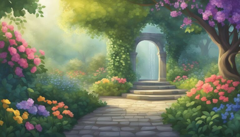 80+ Secret Garden Ideas, Illustrations, Backgrounds (Free Download ...