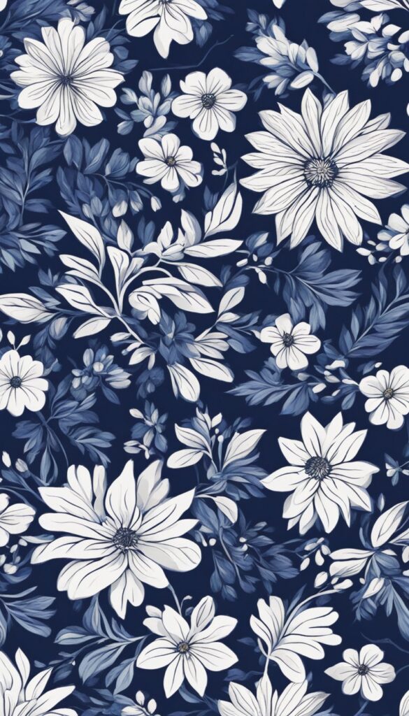60+ Blue Flowers Illustration Backgrounds (Free Download) - Trails and ...