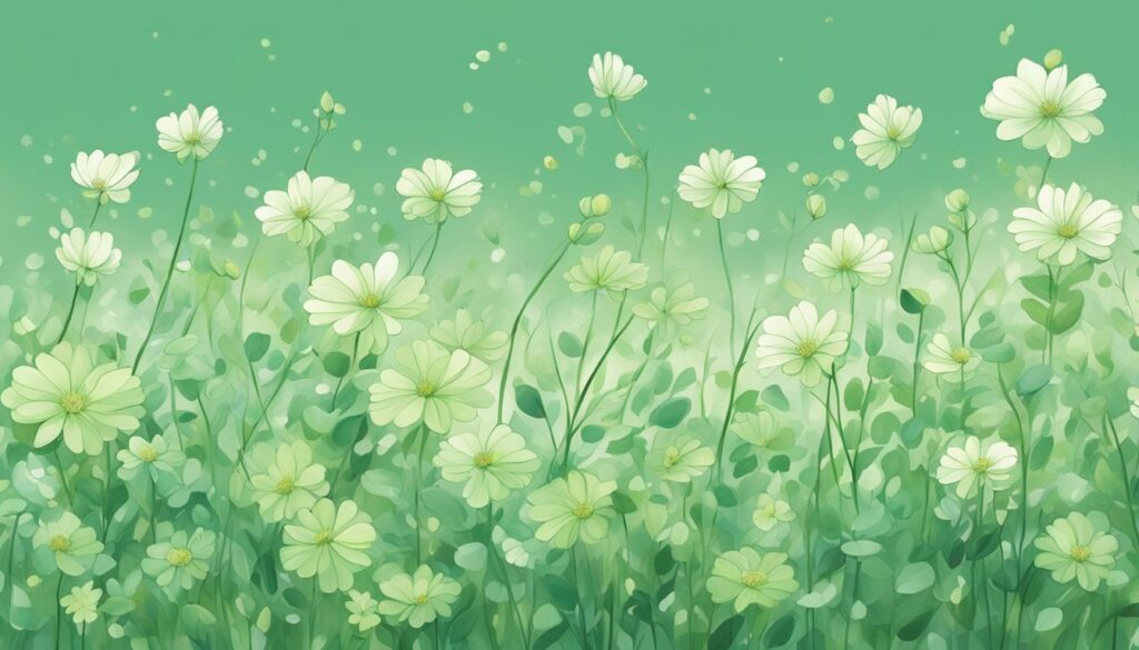 70+ Green Flowers Illustration Backgrounds (Free Download) - Trails and ...