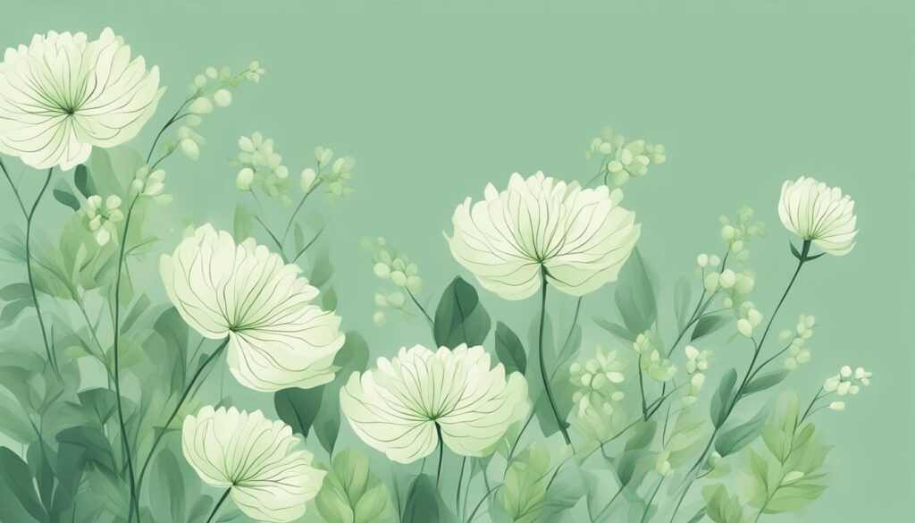 70+ Green Flowers Illustration Backgrounds (Free Download) - Trails and ...