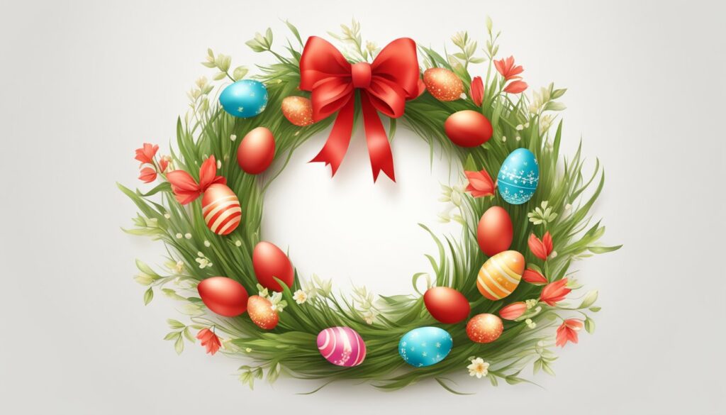 80+ Easter Wreath Ideas, Illustrations, Backgrounds (Free Download ...