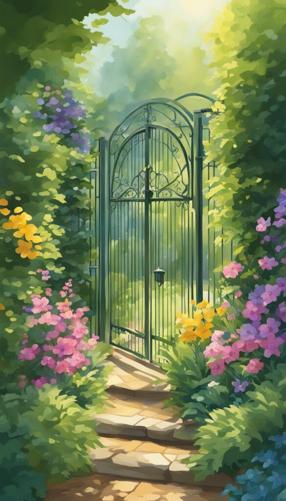 80+ Secret Garden Ideas, Illustrations, Backgrounds (Free Download ...