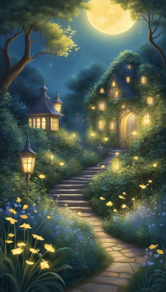 80+ Secret Garden Ideas, Illustrations, Backgrounds (Free Download ...