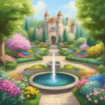50+ Castle Garden Background Illustrations (Free Download) - Trails and ...