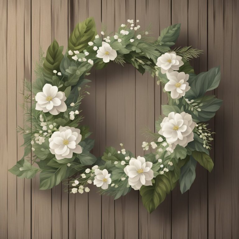 50+ Wedding Wreath Ideas, Backgrounds, Illustrations (Free Download ...