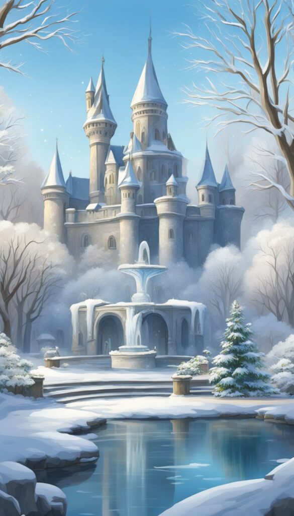 50+ Castle Garden Background Illustrations (Free Download) - Trails and ...