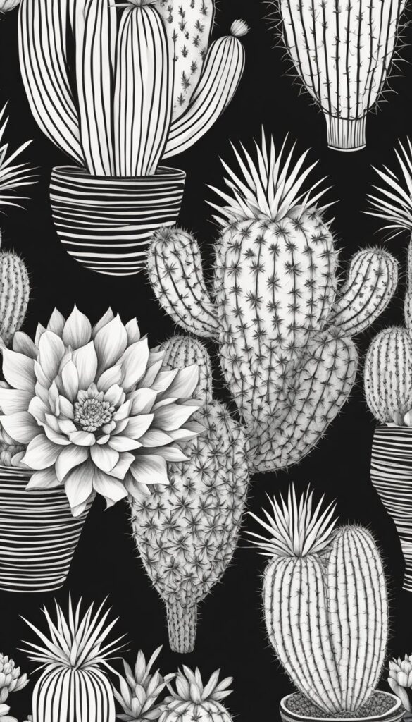 80+ Cute Cactus Illustration Backgrounds, Wallpapers, Patterns (Free ...