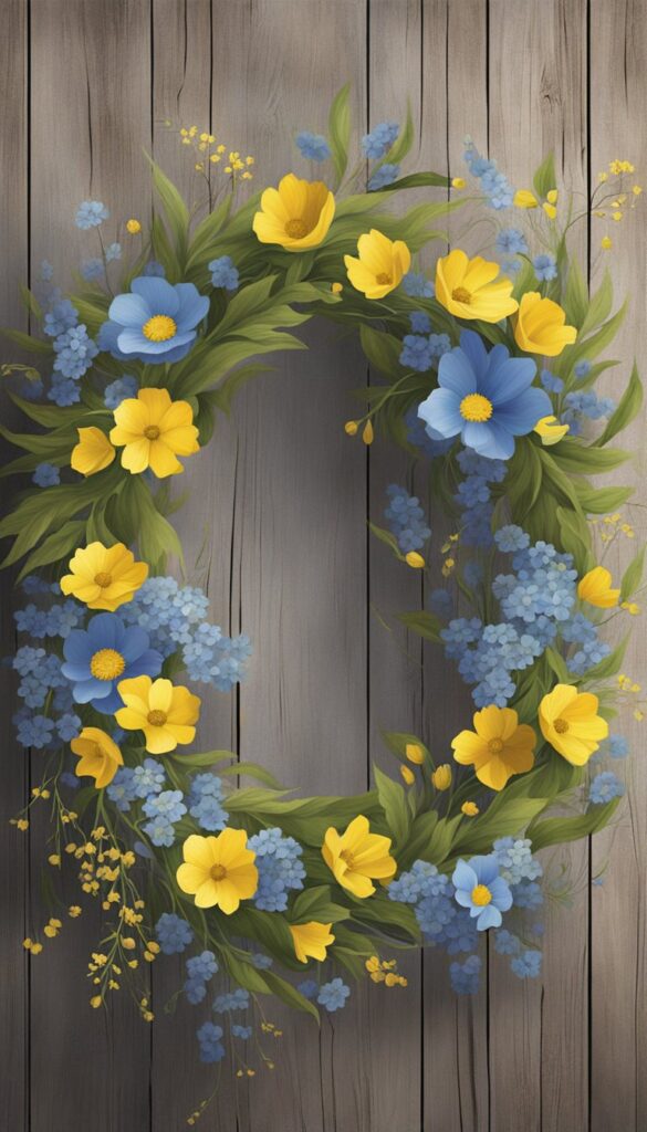 70+ Spring Wreath Illustration Ideas (Free, High-Res) - Trails and Freedom