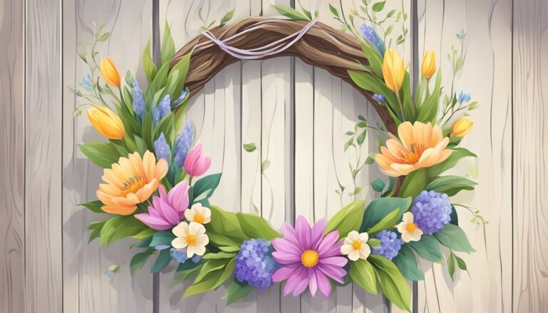70+ Spring Wreath Illustration Ideas (Free, High-Res) - Trails and Freedom