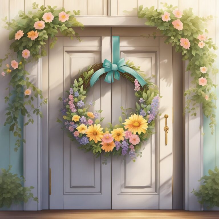 70+ Spring Wreath Illustration Ideas (Free, High-Res) - Trails and Freedom