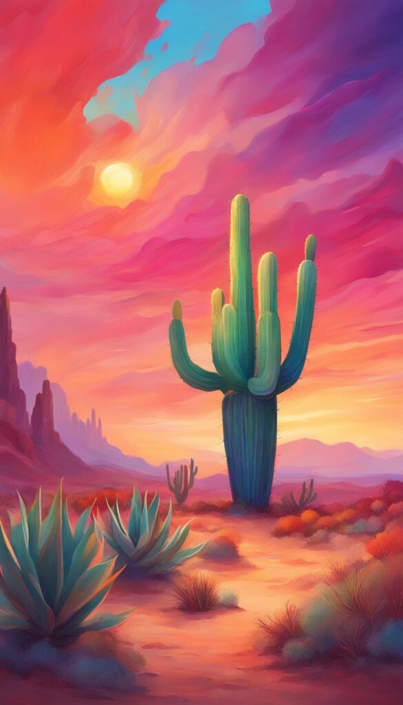 80+ Cute Cactus Illustration Backgrounds, Wallpapers, Patterns (Free ...