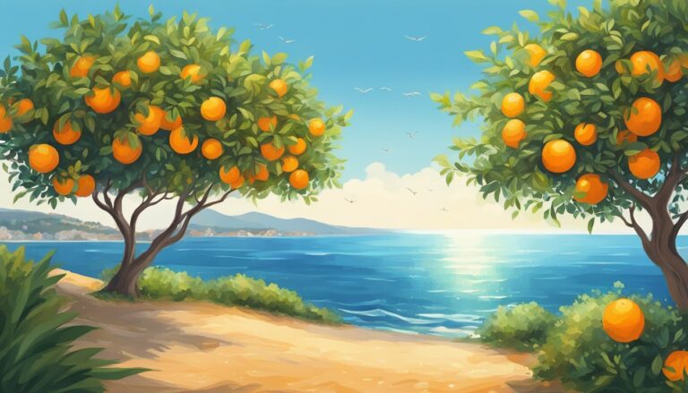 50+ Orange Fruit Tree Garden Illustration Backgrounds (Free, High-Res ...