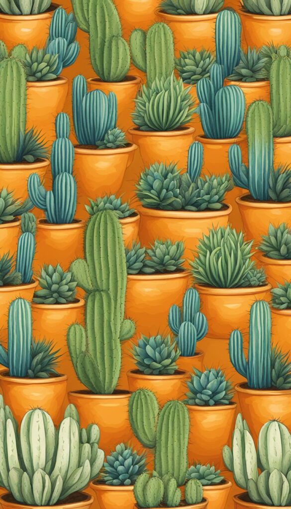 80+ Cute Cactus Illustration Backgrounds, Wallpapers, Patterns (Free ...
