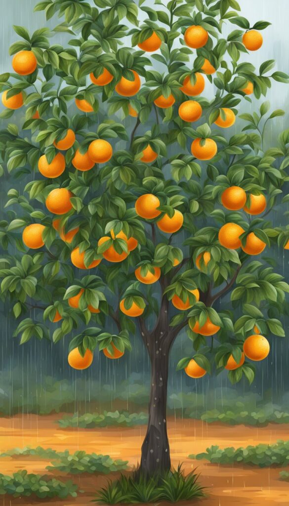 50+ Orange Fruit Tree Garden Illustration Backgrounds (Free, High-Res ...