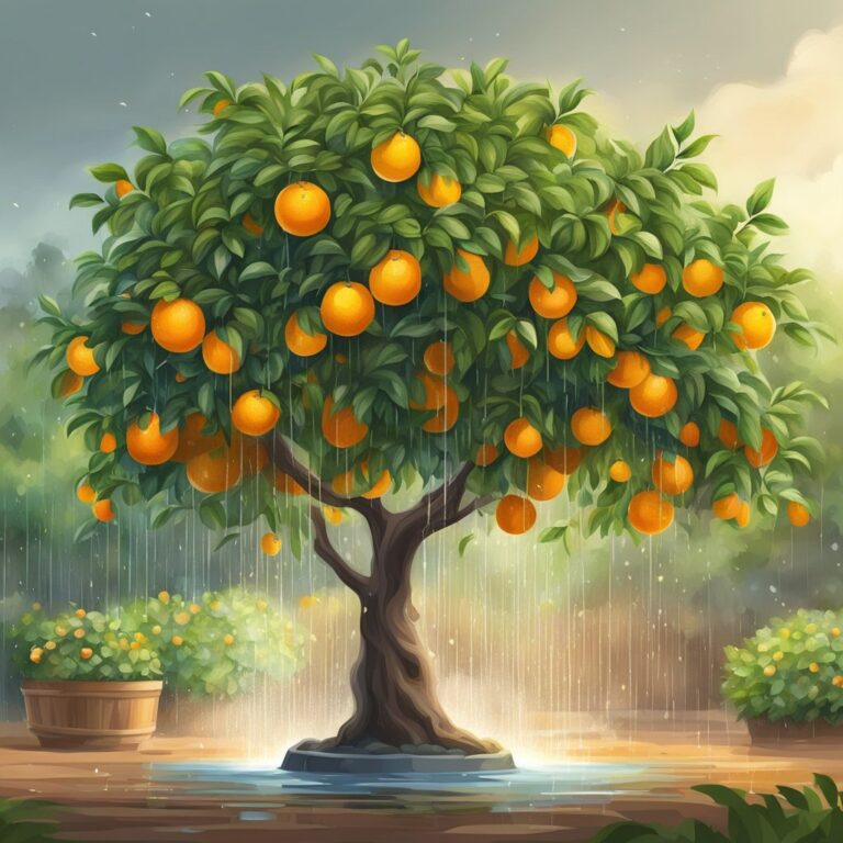 50+ Orange Fruit Tree Garden Illustration Backgrounds (Free, High-Res ...