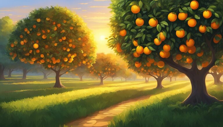 50+ Orange Fruit Tree Garden Illustration Backgrounds (Free, High-Res ...