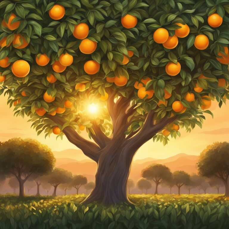 50+ Orange Fruit Tree Garden Illustration Backgrounds (Free, High-Res ...
