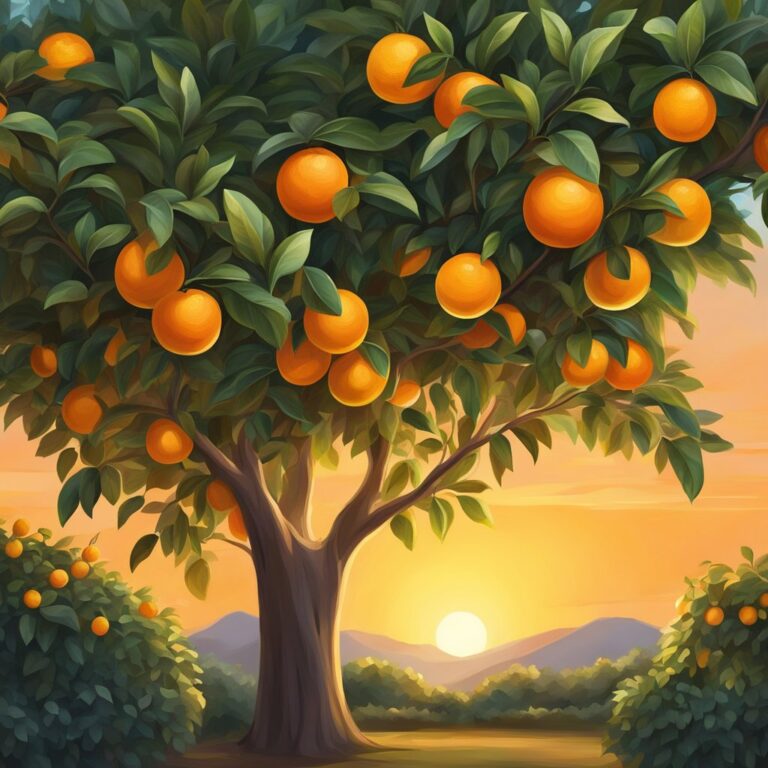 50+ Orange Fruit Tree Garden Illustration Backgrounds (Free, High-Res ...