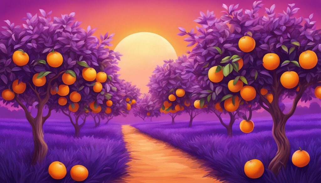 50+ Orange Fruit Tree Garden Illustration Backgrounds (Free, High-Res ...