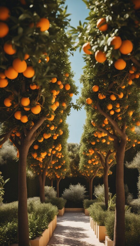 50+ Orange Tree Garden Ideas, Backgrounds, Inspiration (Free, High-Res) - Trails and Freedom