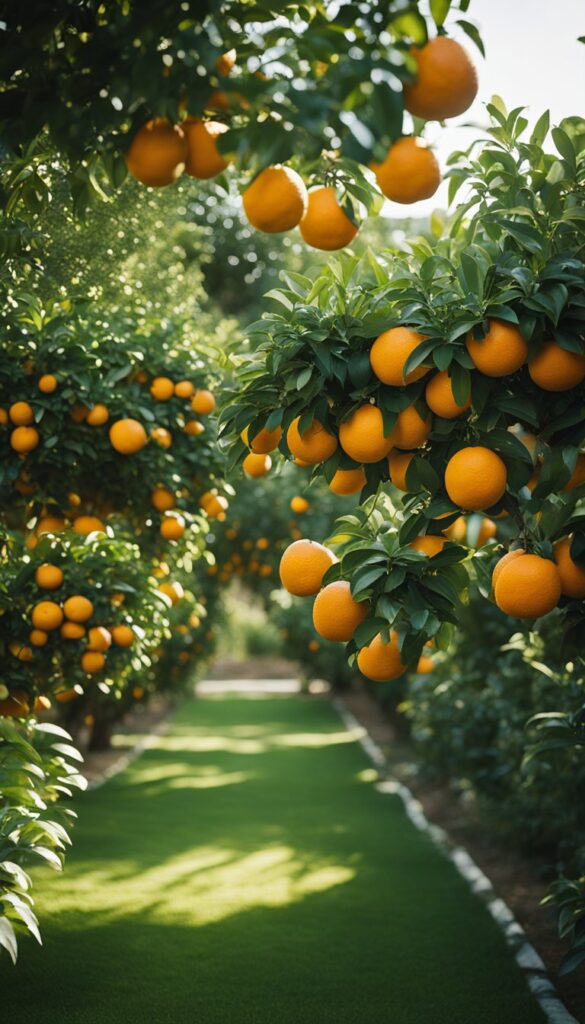 50+ Orange Tree Garden Ideas, Backgrounds, Inspiration (Free, High-Res) - Trails and Freedom