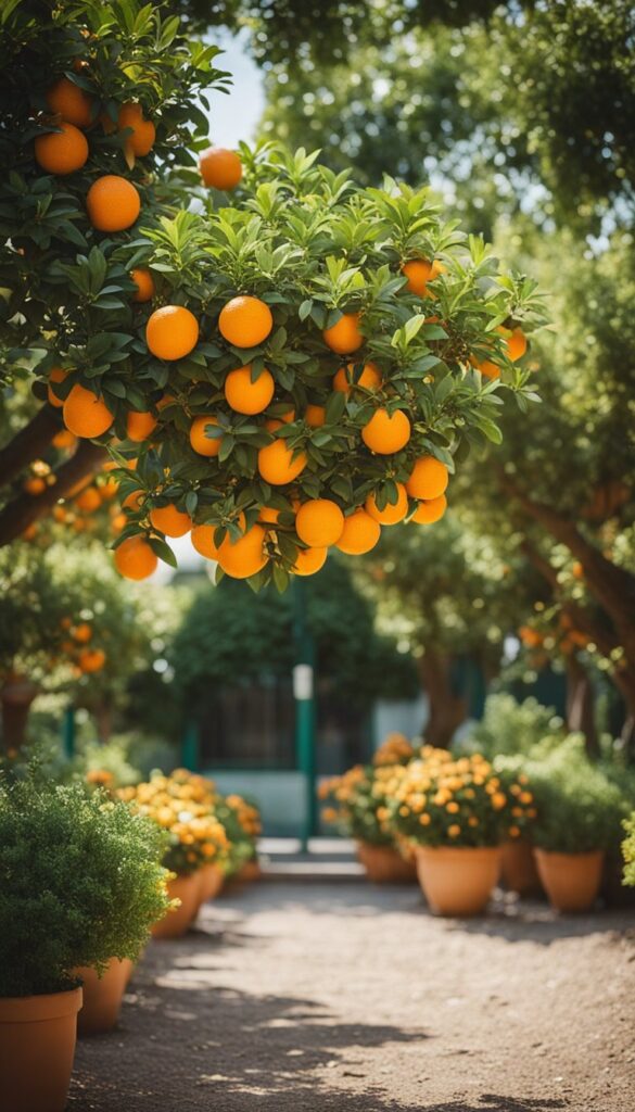 50+ Orange Tree Garden Ideas, Backgrounds, Inspiration (Free, High-Res) - Trails and Freedom