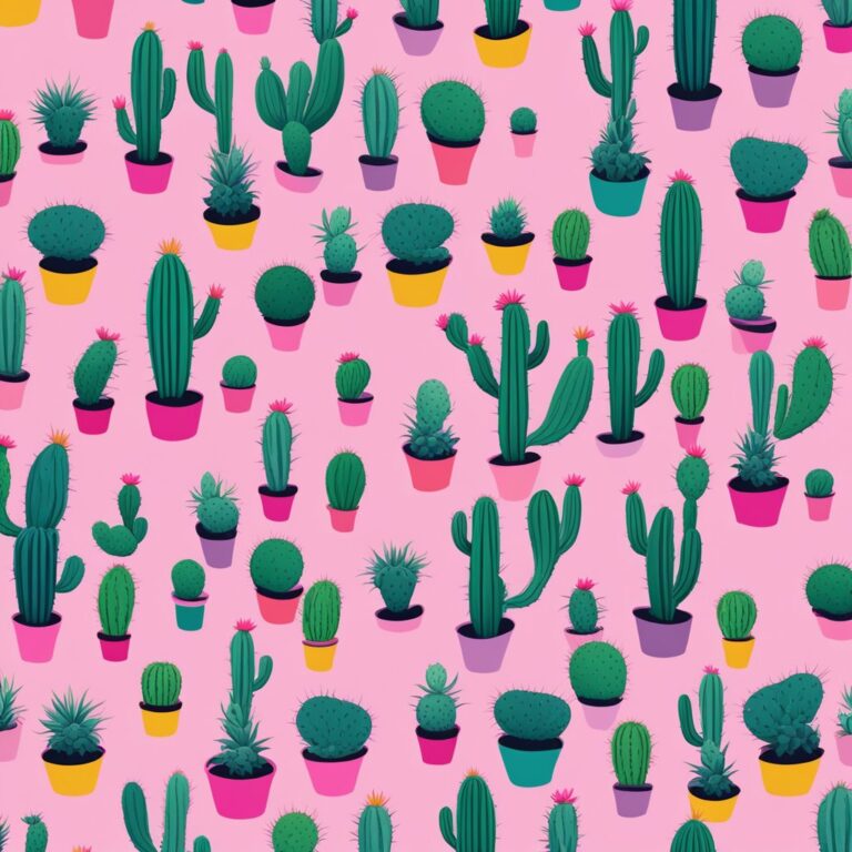 80+ Cute Cactus Illustration Backgrounds, Wallpapers, Patterns (Free ...