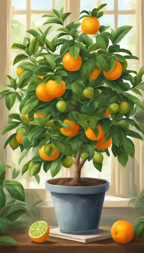 50+ Orange Fruit Tree Garden Illustration Backgrounds (Free, High-Res ...