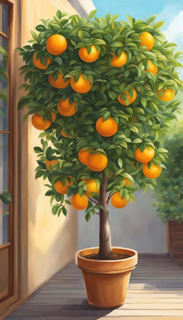 50+ Orange Fruit Tree Garden Illustration Backgrounds (Free, High-Res ...