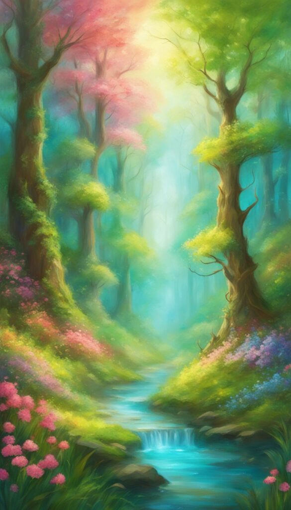 50+ Cute Spring Fantasy Phone Wallpapers (Free, High-Res) - Trails and ...