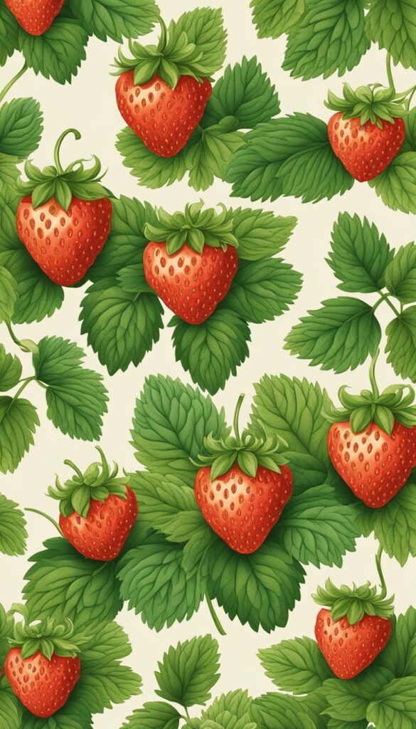40+ Strawberry Pattern Background Illustrations (Free, High-Res ...