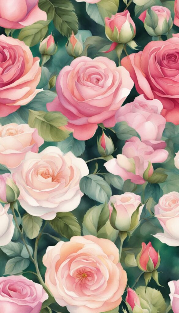 80+ Roses Aesthetic Backgrounds, Wallpapers, Illustrations, Patterns ...